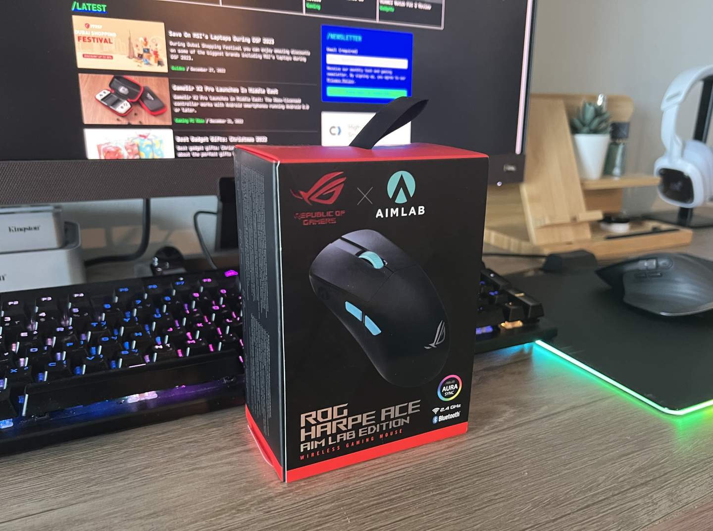 ASUS ROG Harpe Ace Aim Lab Edition Review - Gadgets Middle East