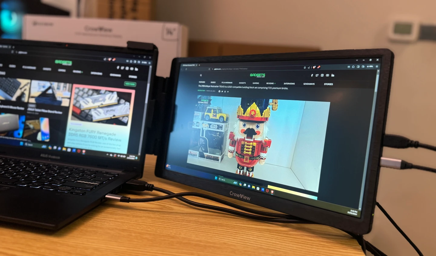 Elecrow CrowView portable monitor review - Gadgets Middle East