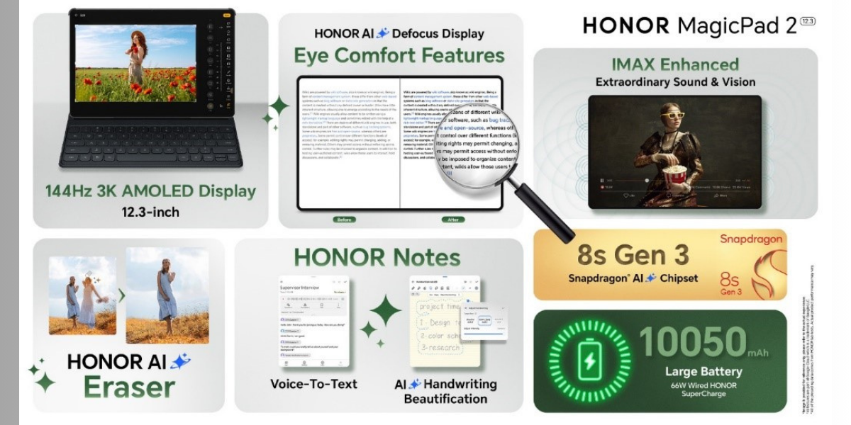 HONOR MagicPad 2: The New Tablet for Productivity and Multi-Tasking ...